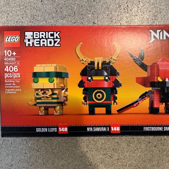 Lego | Toys | Lego Brickheadz Ninjago Th Anniversary 40490 Unopened ...